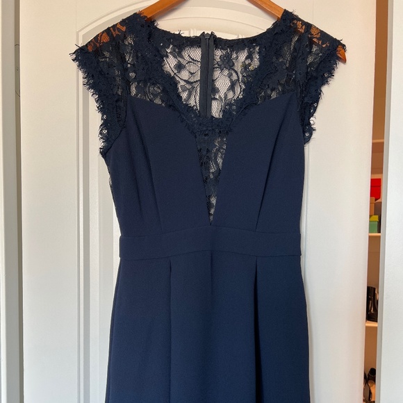 BCBGeneration | Dresses | Bcbg Navy Blue Dress | Poshmark
